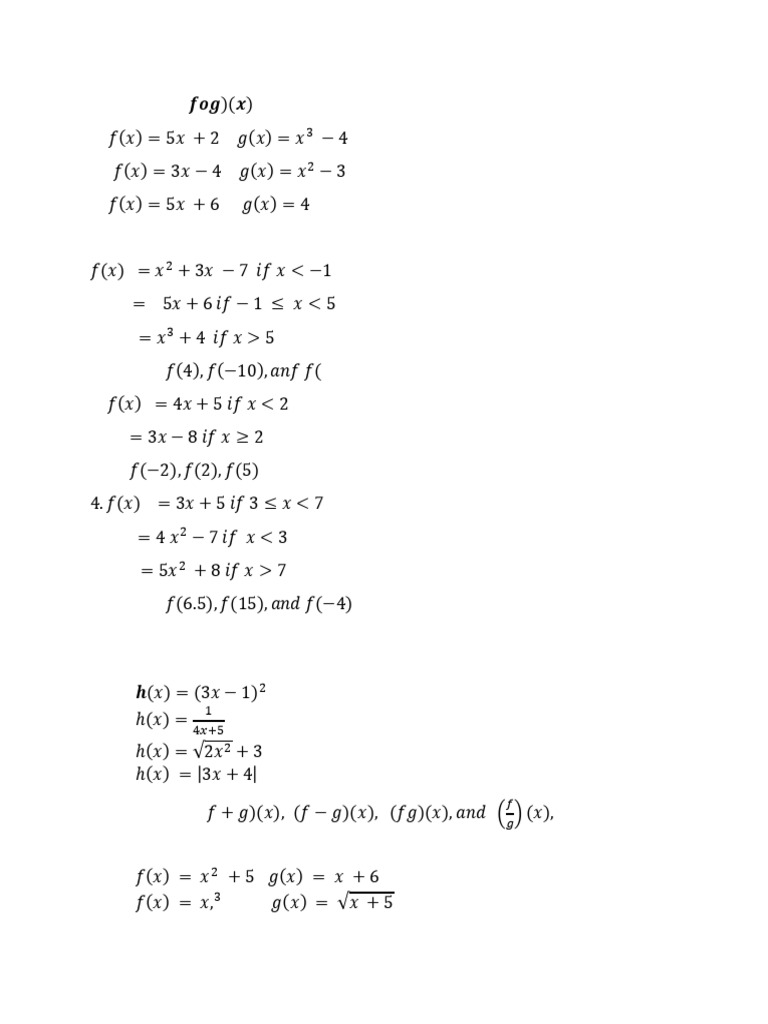 Calculus Short Exercise1 | PDF