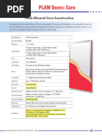 Halspan FD60 Fire Door Technical Manual | PDF | Door | Plywood