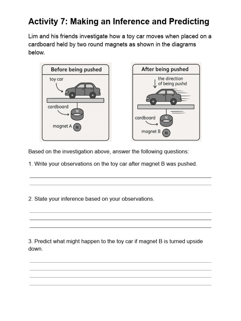 Activity 7 - Making An Inference and Predicting | PDF