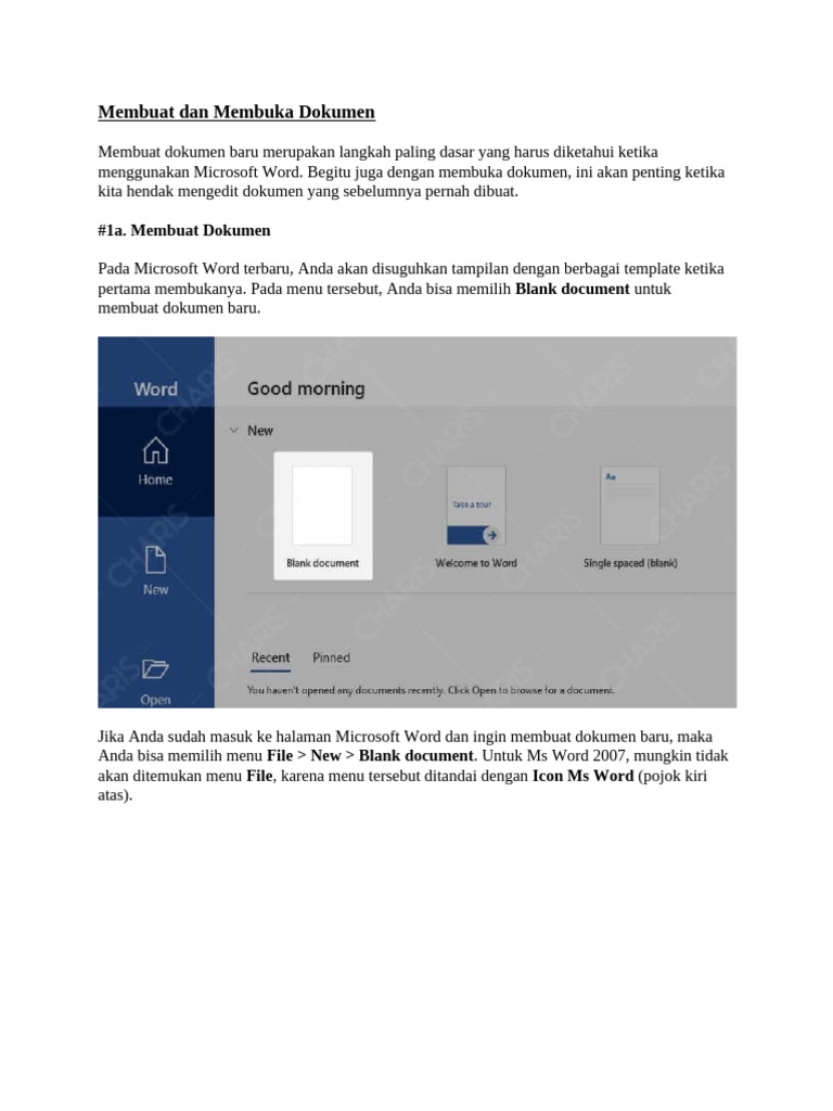 Panduan Lengkap Menggunakan Microsoft Word | PDF
