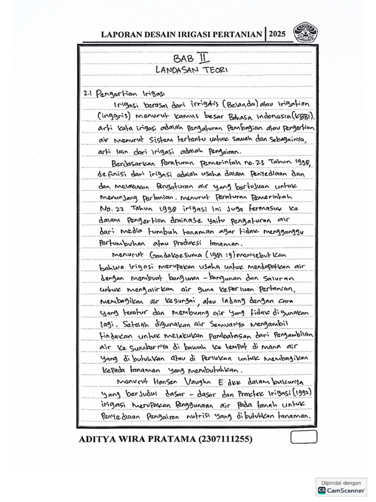 Bab 2 Aditya Wira Pratama - 2307111255 | PDF