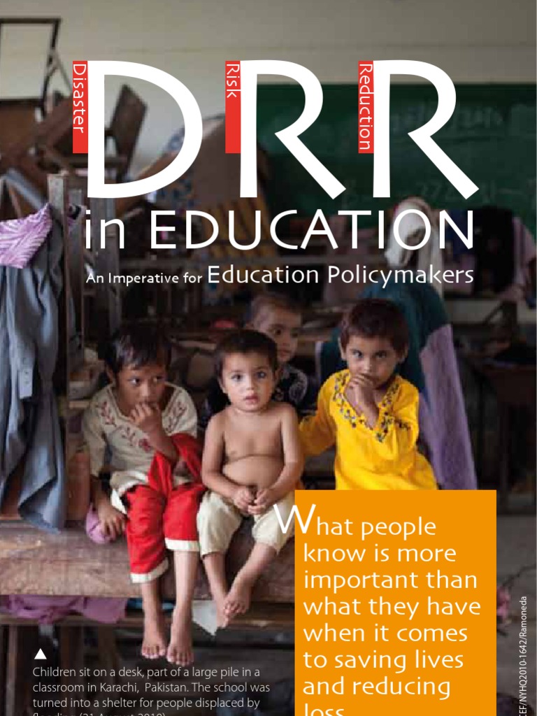 UNESCO - DRR in Education Brochure | PDF | Emergency Management ...