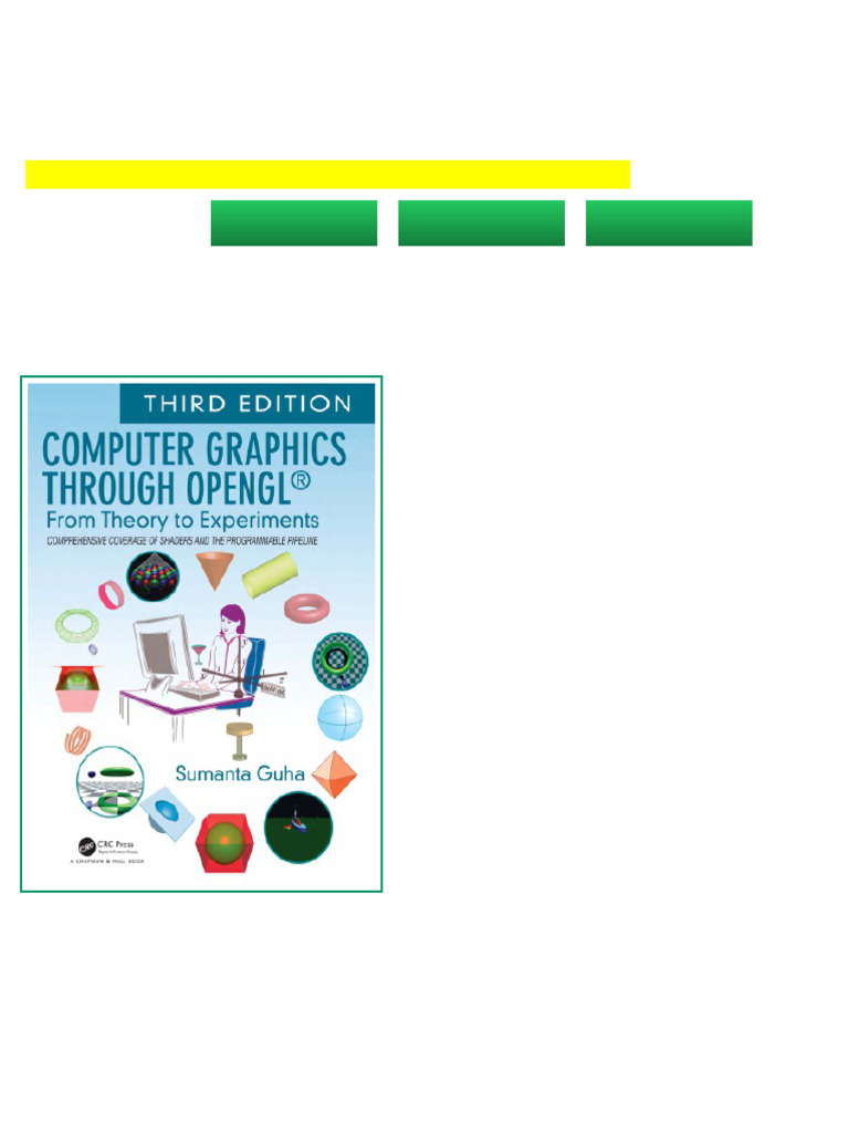 Computer graphics through openGL Third Edition Guha download full chapters | PDF | Copyright