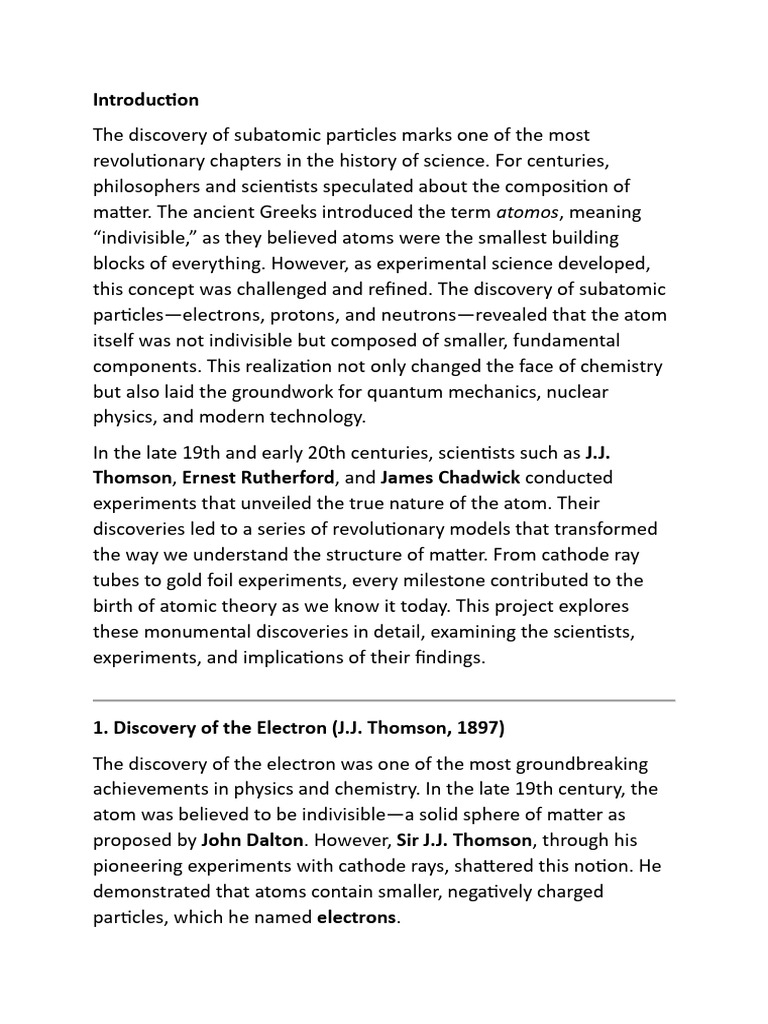 Chemistry 2nd Term Project 11 | PDF | Atoms | Neutron