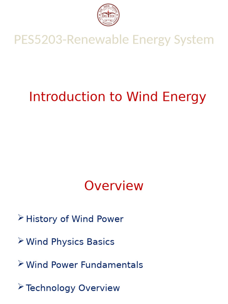Lecture - Wind Introduction | PDF