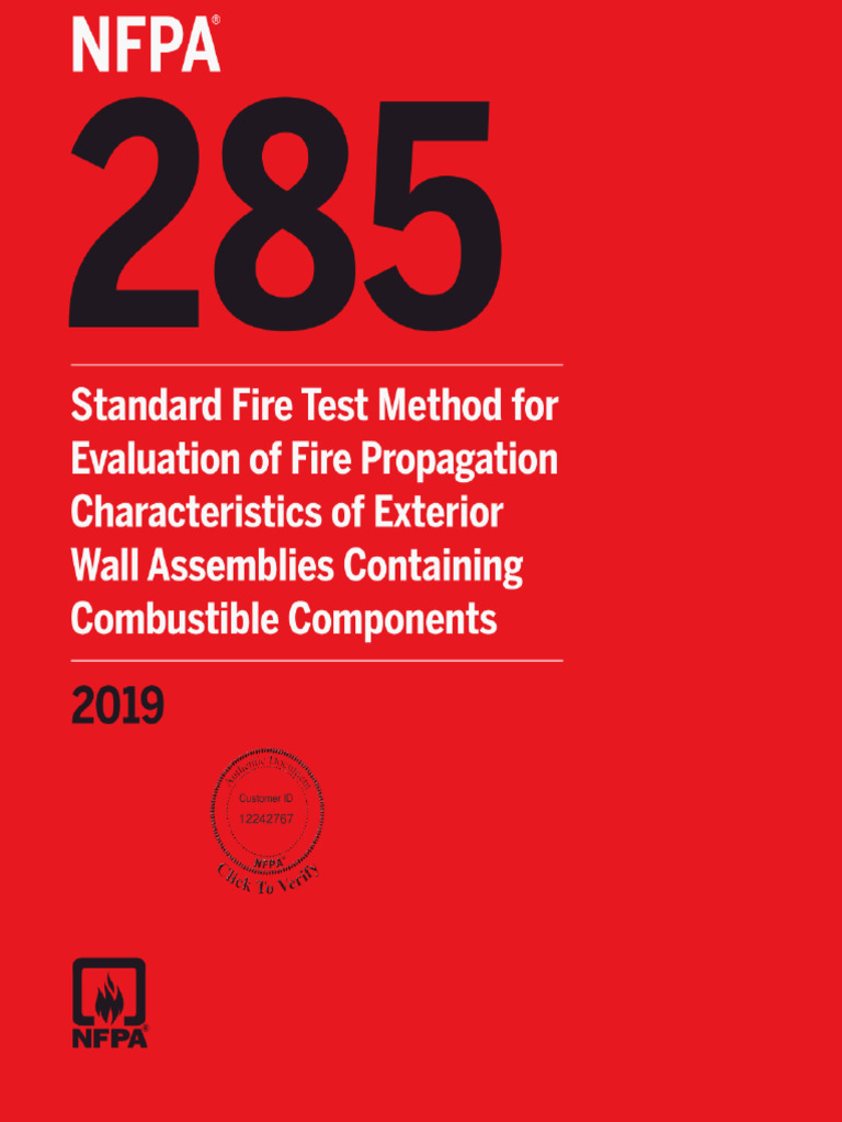 Nfpa 285-2019 | PDF