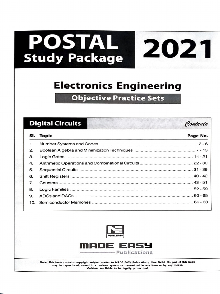 2021 Digital Workbook by MADE EASY | PDF