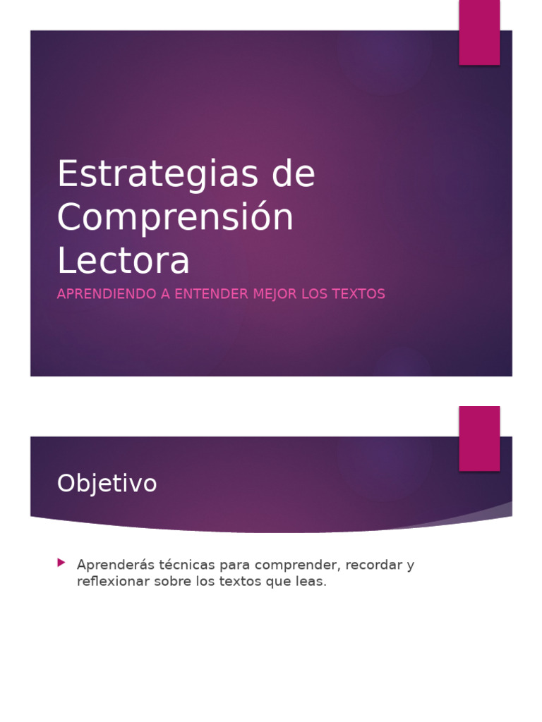 Estrategias Comprension Lectora Octavo | PDF