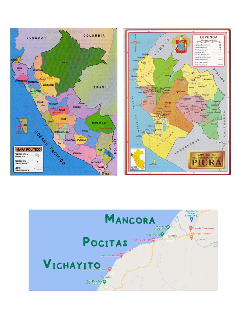 Mapa de Máncora | PDF