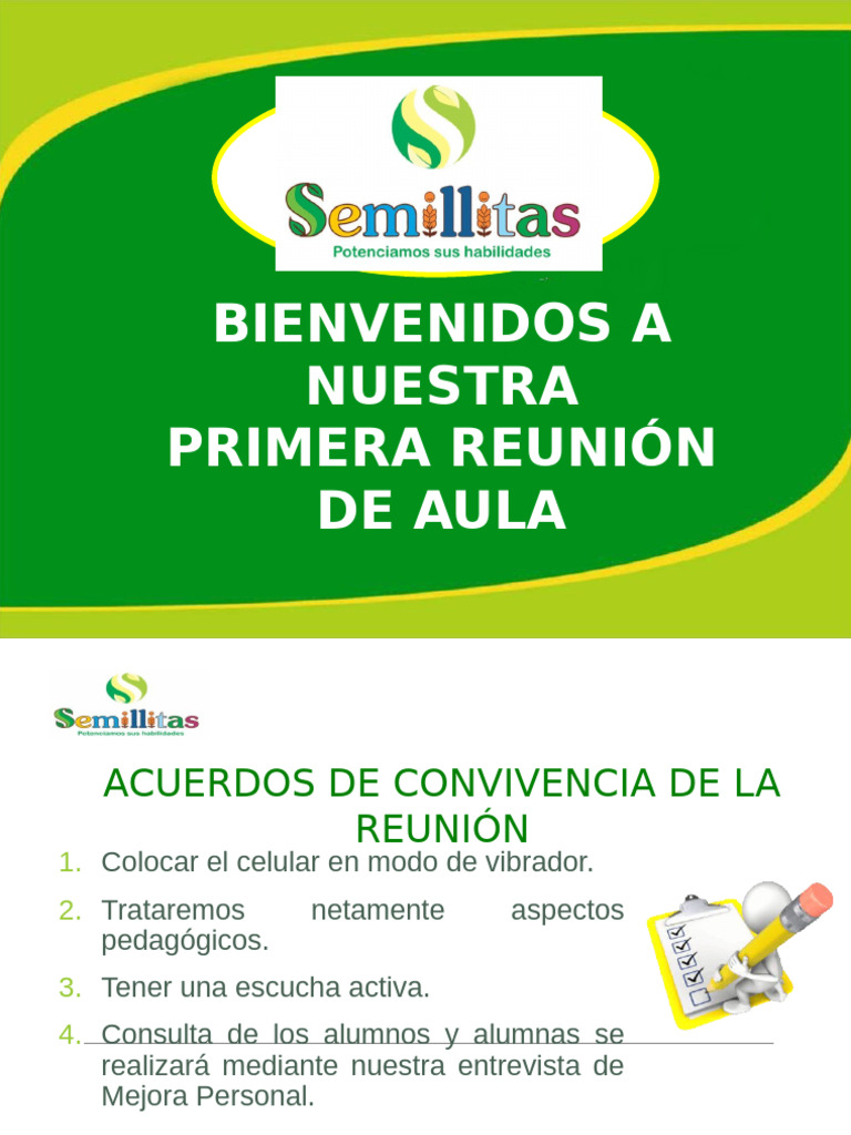 Reunión Con Padres de Familia 4 Años | PDF | Aprendizaje | Maestros