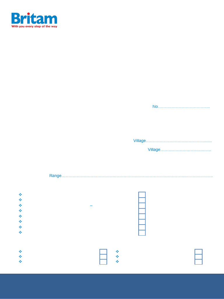 BRITAM Medical Form-Individual - Editable Version | PDF | Cancer ...