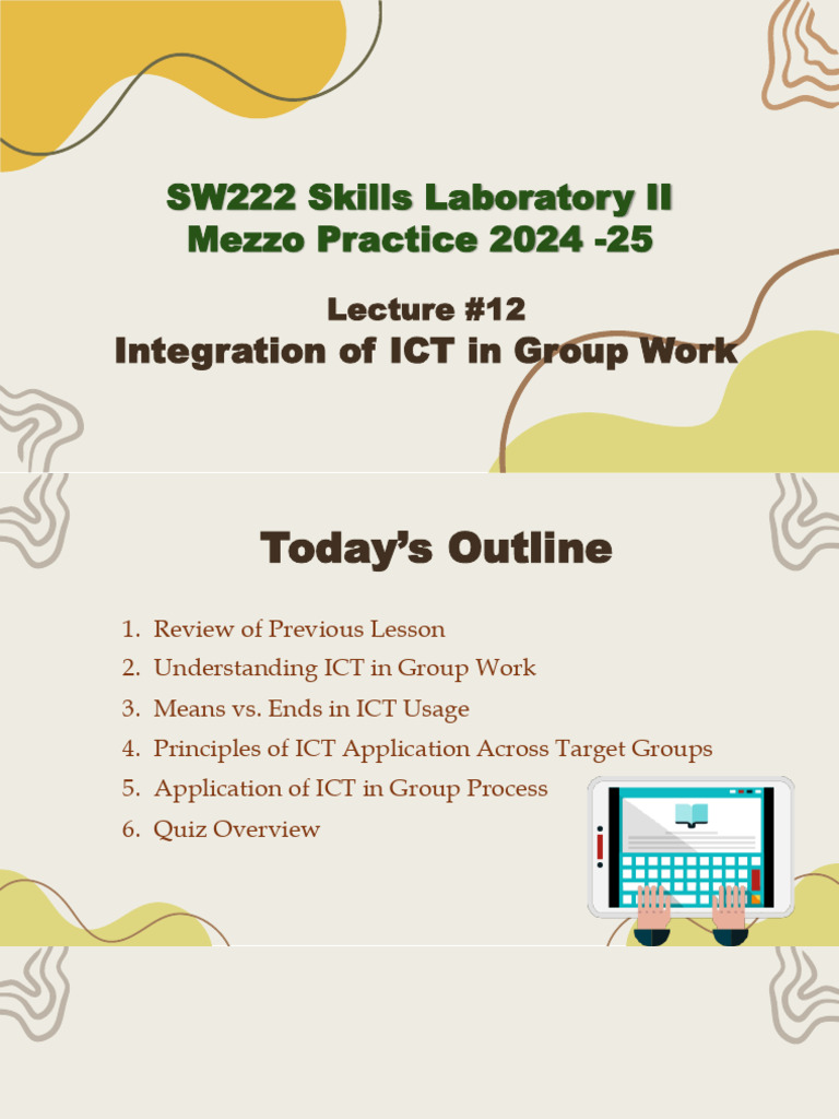 L12 Integration of ICT in Group Work_6963cfc6f73549a22322a82875f7611a ...