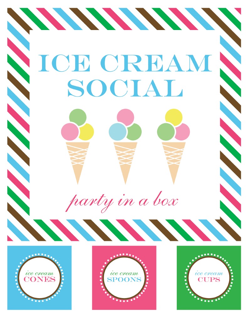 Ice Cream Free Printables | PDF