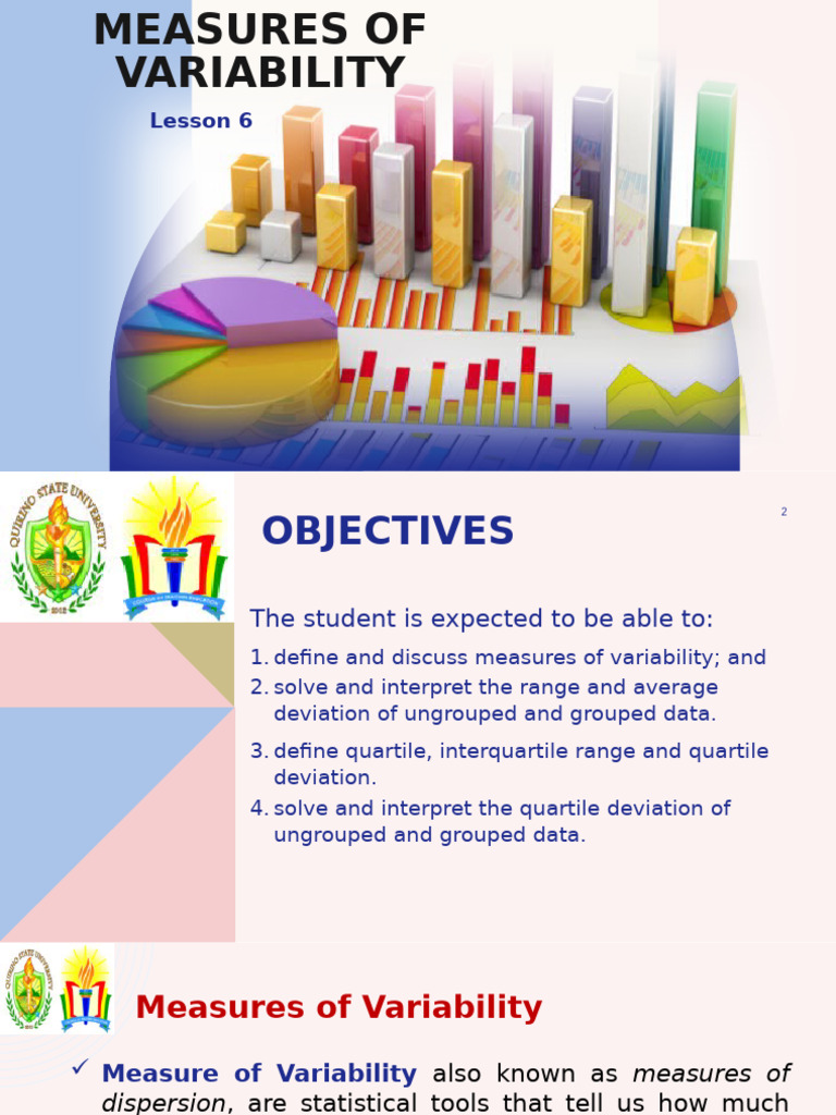 Lesson 6. Measures of Variability | PDF | Quartile | Statistical Theory