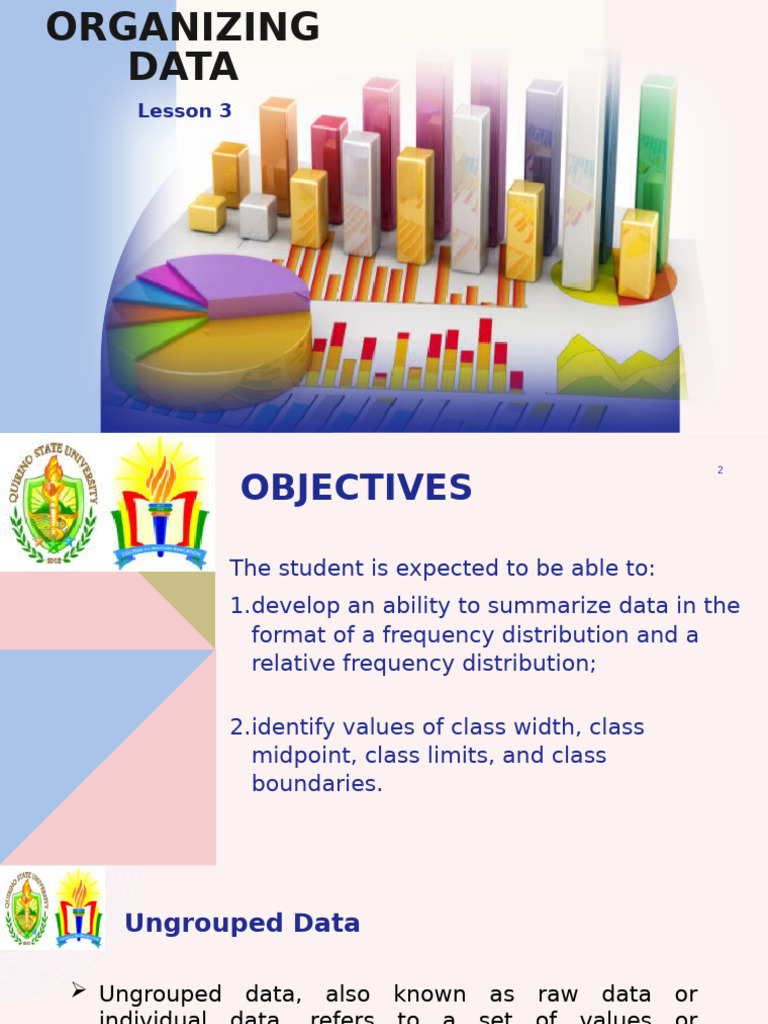 Lesson 3. Organizing Data | PDF | Data | Statistics
