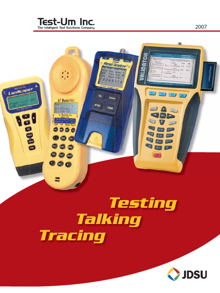 JDSU/Test-Um Network Testing Solutions | PDF | Computer Network ...