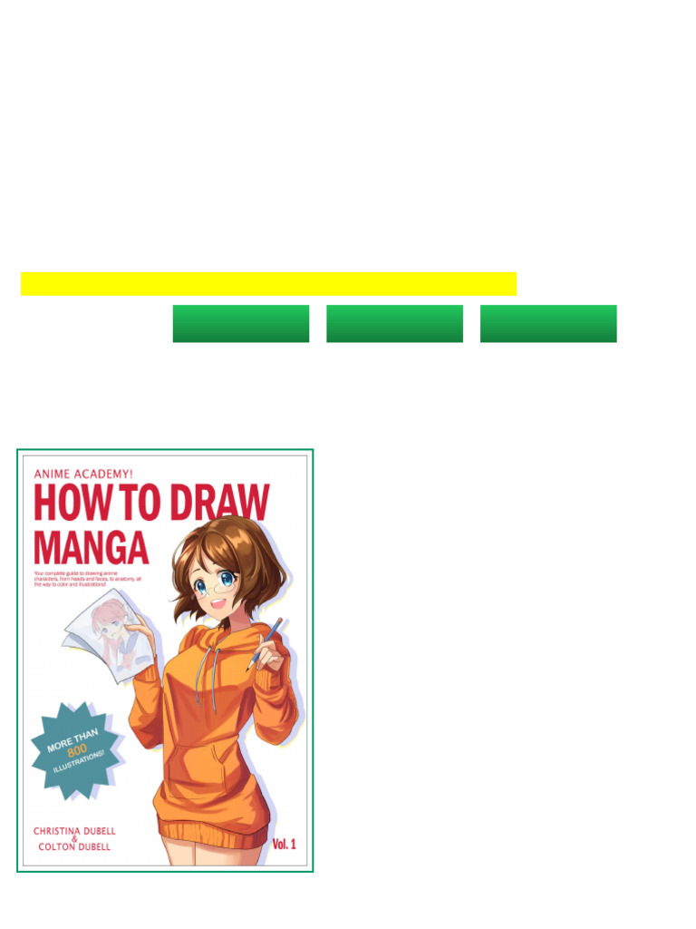 (Ebook) Anime Academy! How to Draw Manga: Your Complete Guide to ...