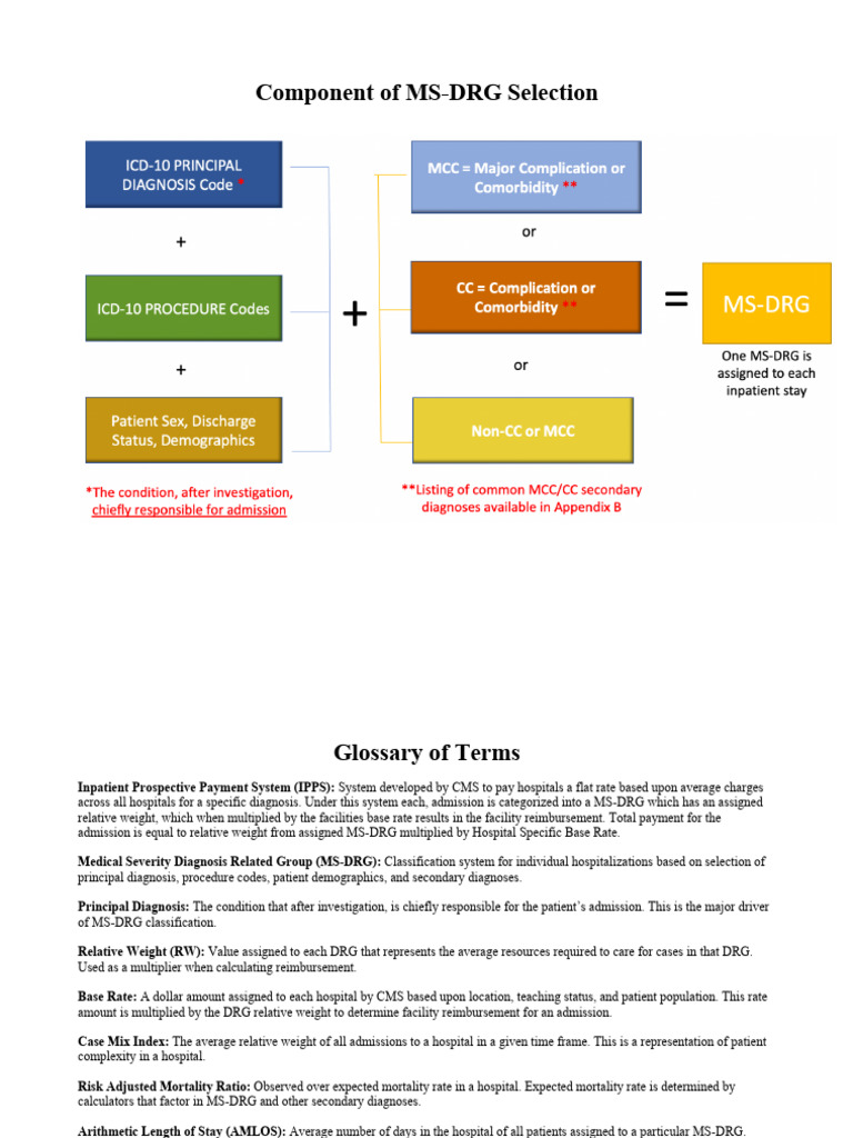 Understanding MS-DRG Components | PDF