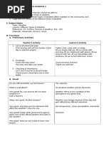 DLP Science 3 Types of Weather | PDF | Cloud | Rain