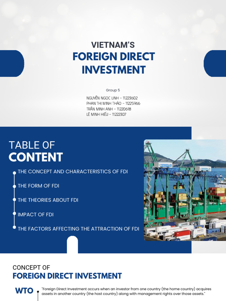 Understanding Foreign Direct Investment in Vietnam | PDF | Foreign ...