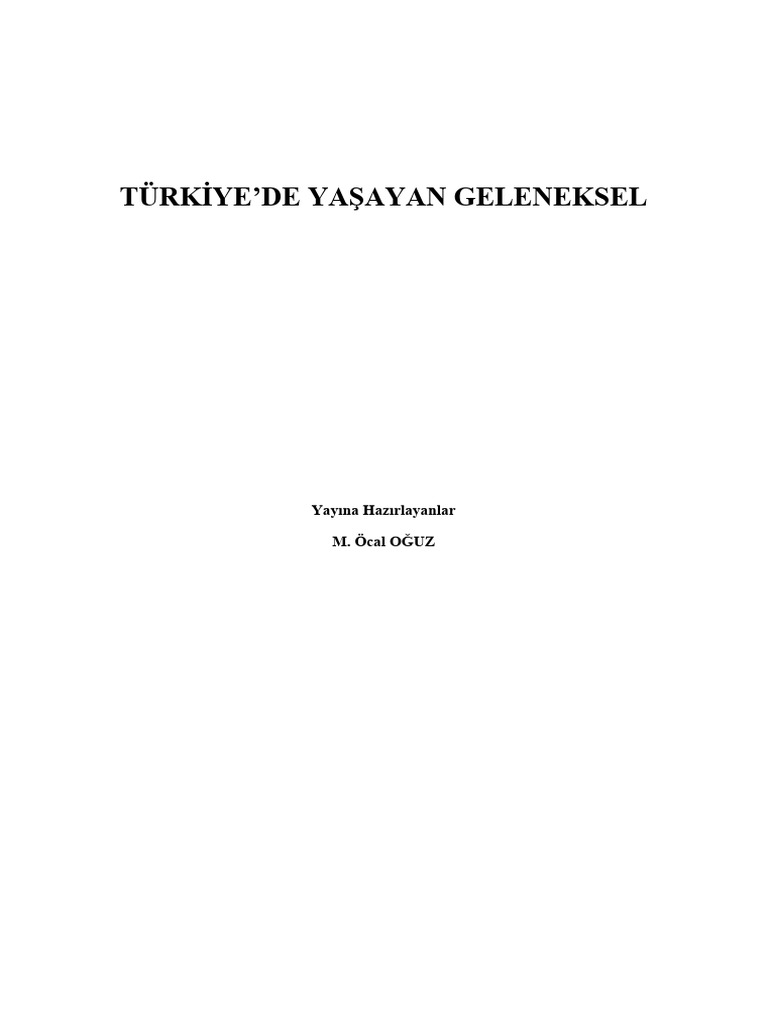 Yasayan Kutlamalar Önemli | PDF