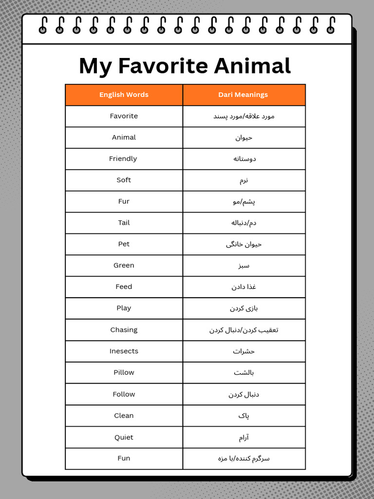 My Favorite Animal.pdf | PDF