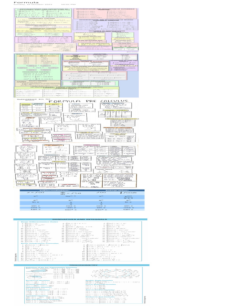 Formula Calculus | PDF