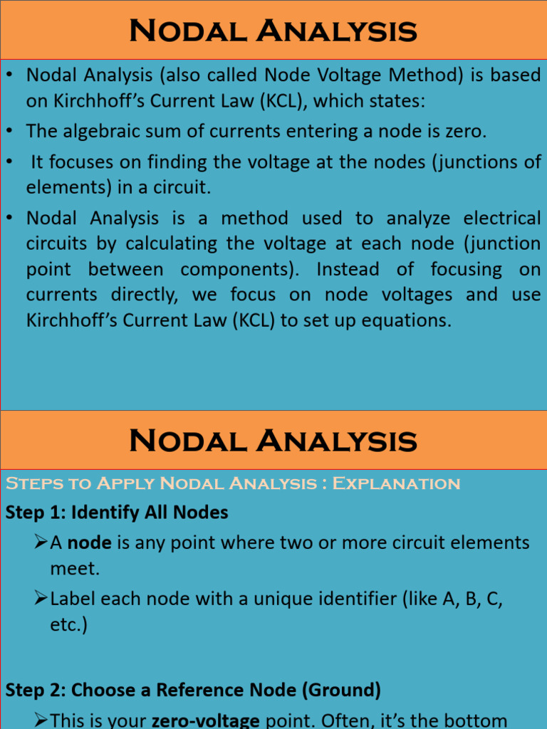 Nodal Analysis | PDF