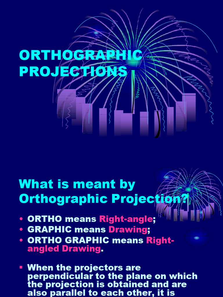 Orthographic Projection | PDF