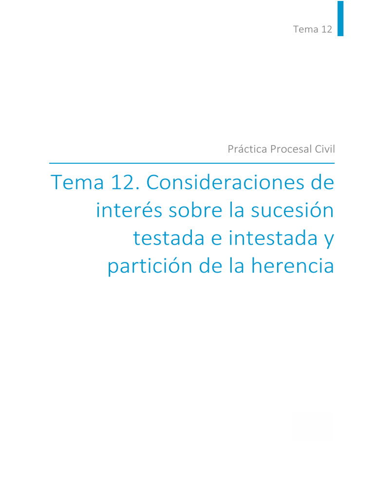 Full 6678 Tema 12. Consideraciones de Interes Sobre La Sucesion Testada ...