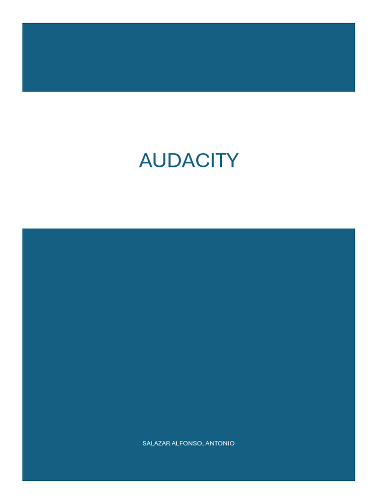 Audacity Asa | PDF