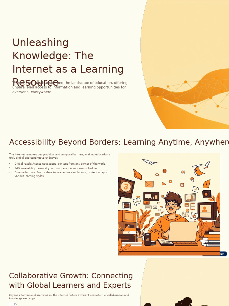 Unleashing Knowledge The Internet As A Learning Resource | PDF