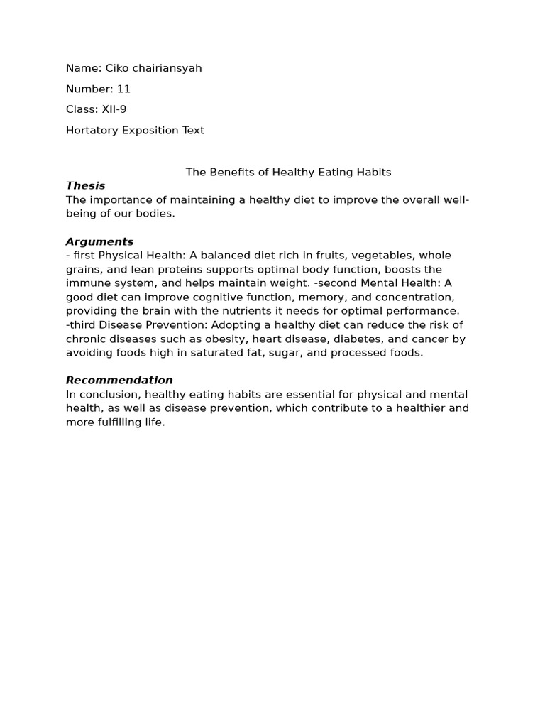 Hortatory Text | PDF