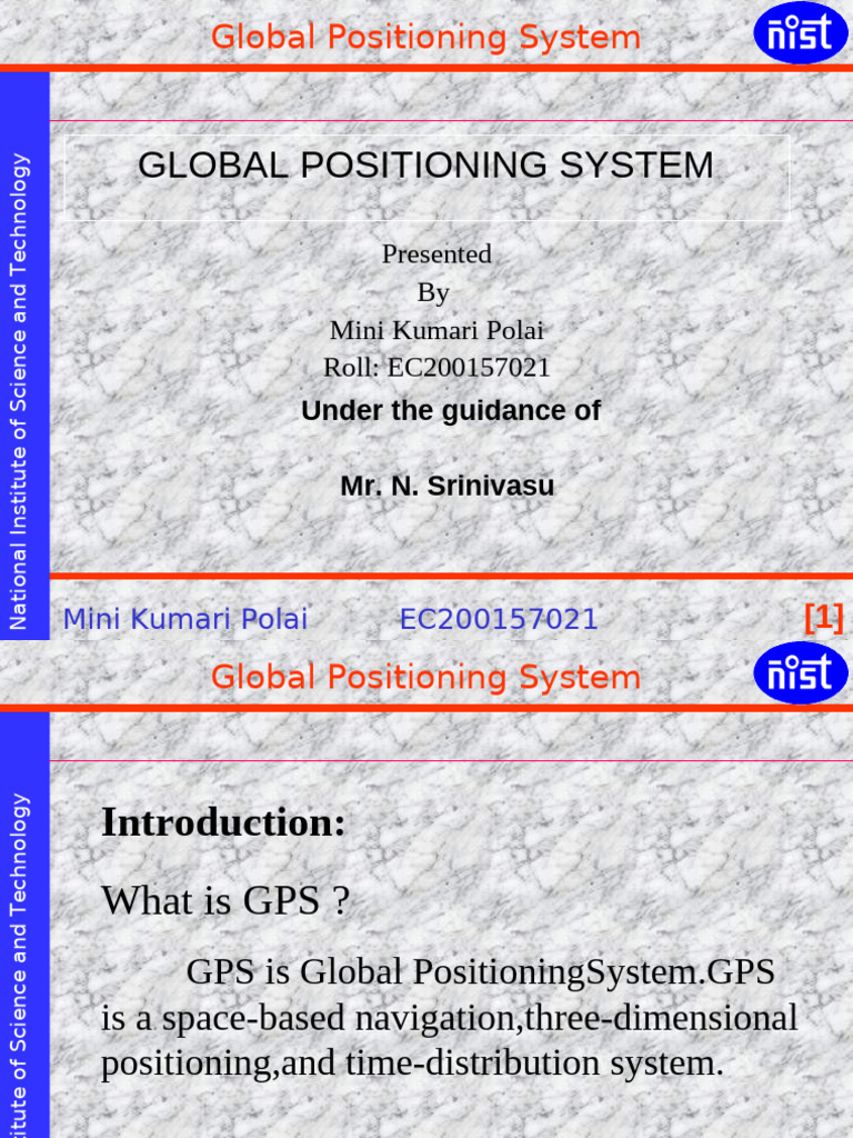 Global Positioning System | PDF | Global Positioning System | Navigation