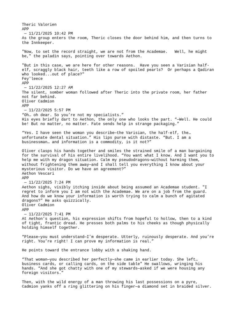 Dragon Deal: Quest for a Varisian Half-Elf | PDF