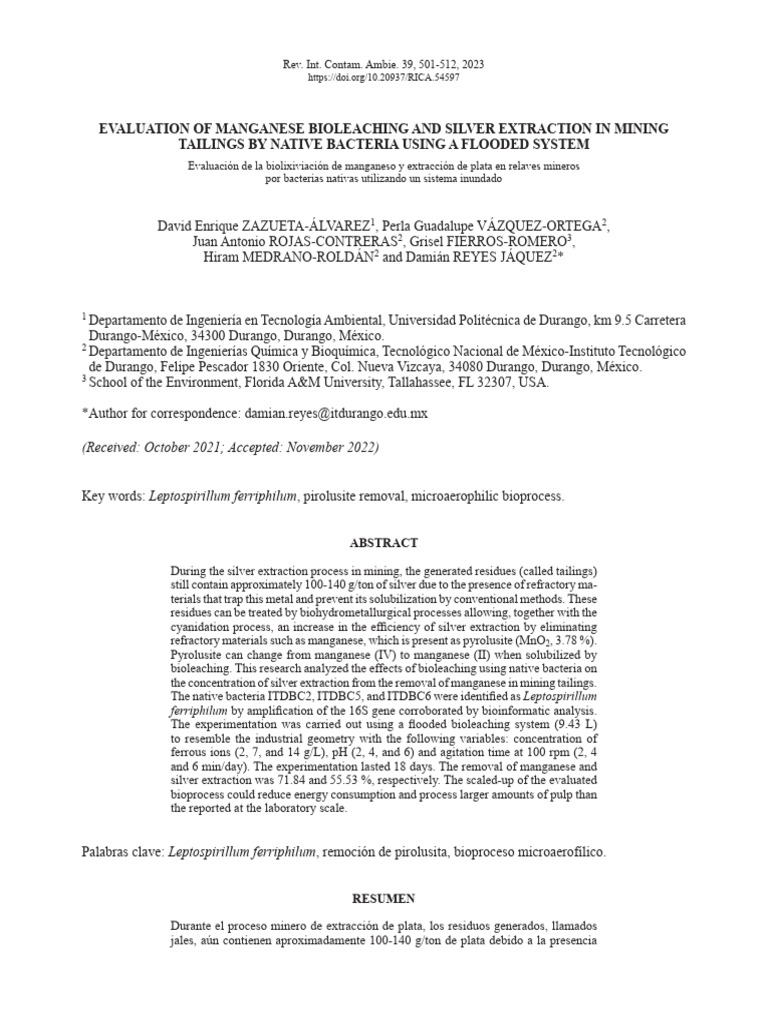 54597-Texto del artículo-174143-2-10-20231005 | PDF | Polymerase Chain Reaction | Primer ...