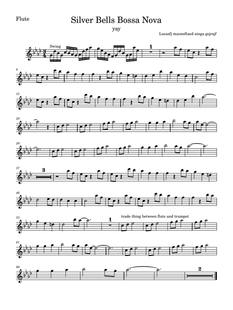 Bilver Sells (2) All-Flute | PDF