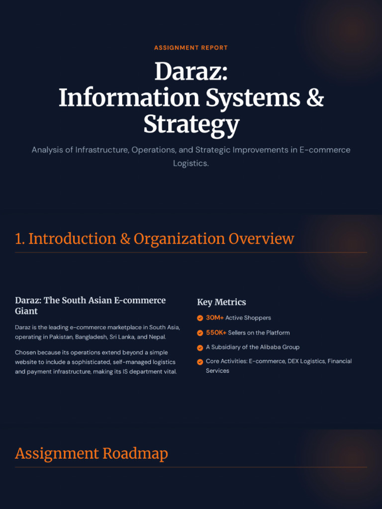 Daraz Is Department Analysis - 12 Slides | PDF