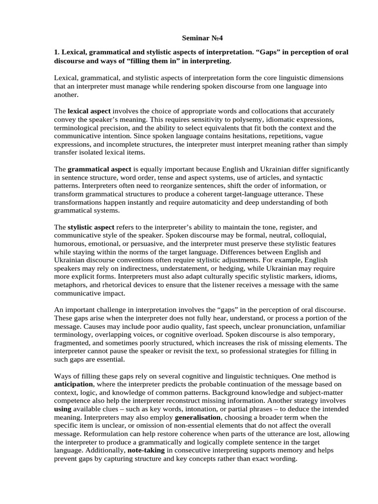 4 Sem | PDF | Idiom | Semantics