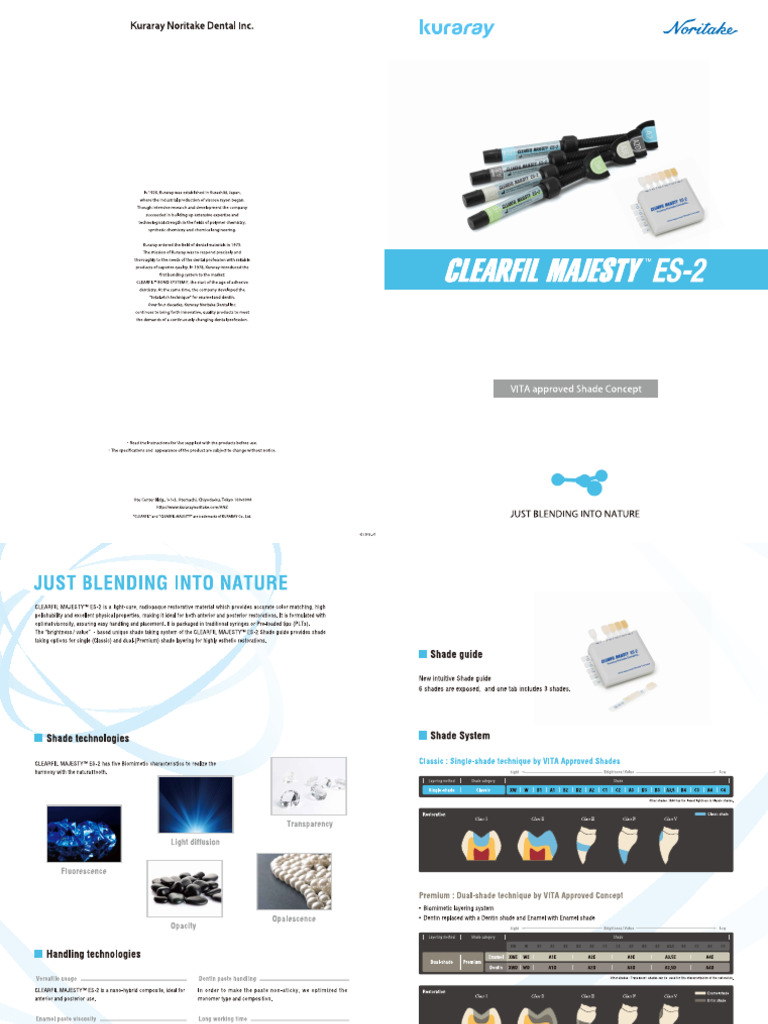 Clearfil Majesty Es2 Brochure-1 | PDF