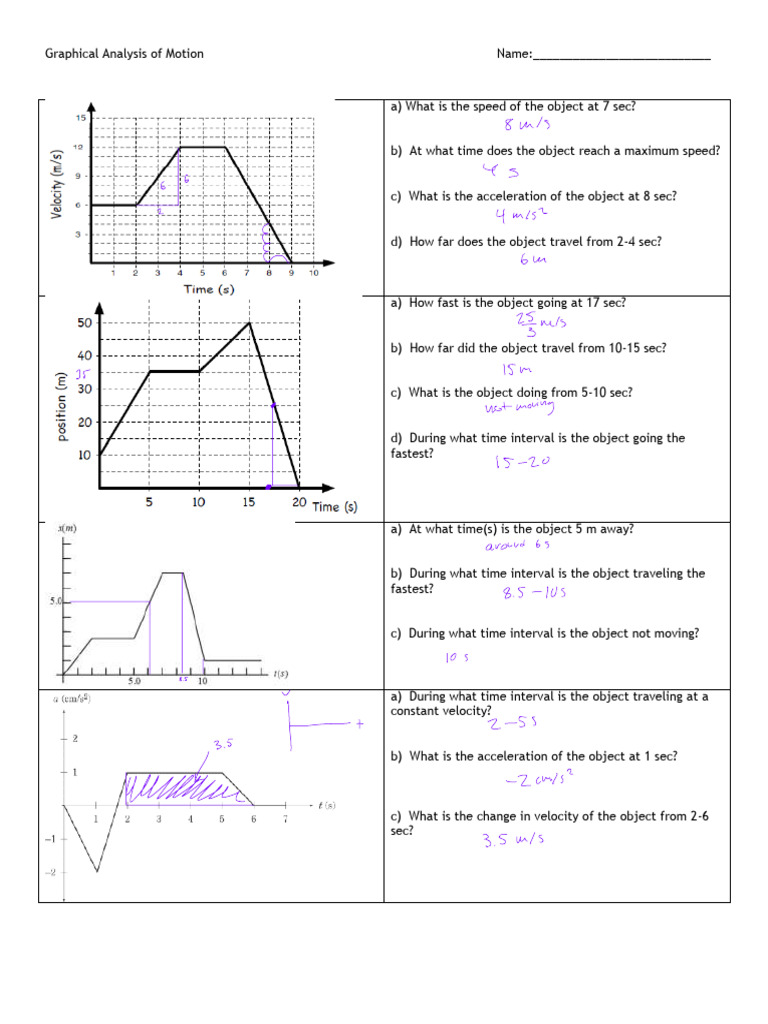 Motion Analysis: Speed and Acceleration | PDF | Acceleration | Speed