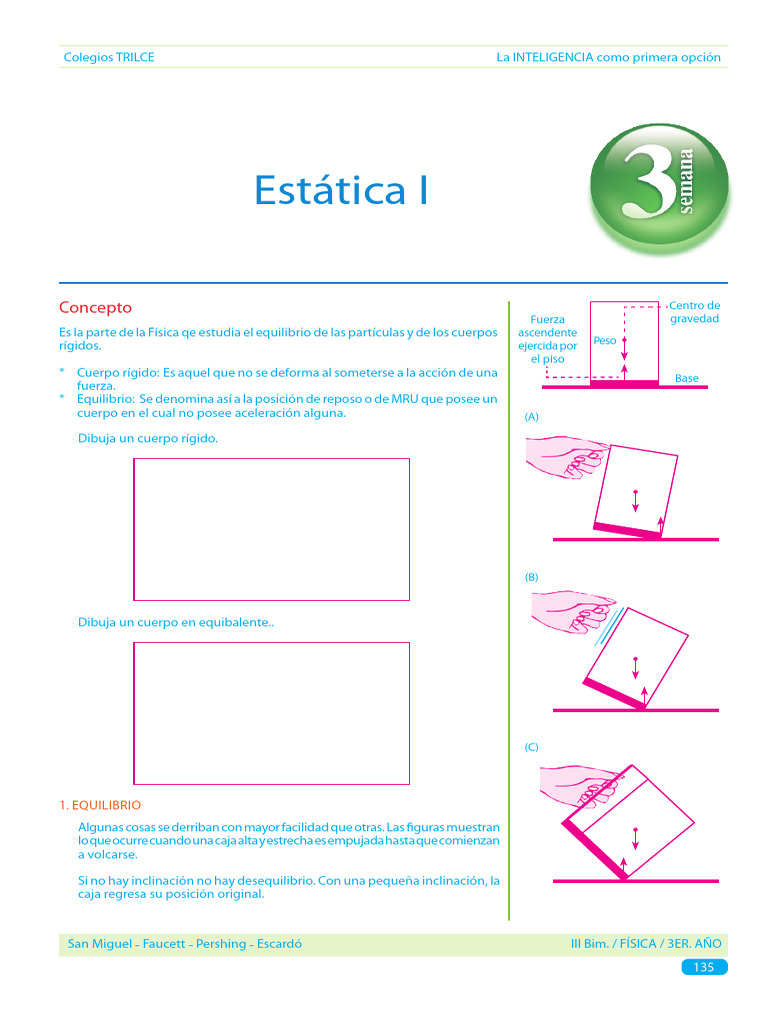 Sem3 - Estática I | PDF