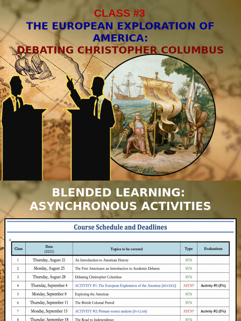 History of The United States - Class 3 - Debating Christopher Columbus ...