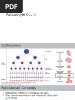Reticulocyte Count Manual Procedure | PDF | Blood | Medical Specialties