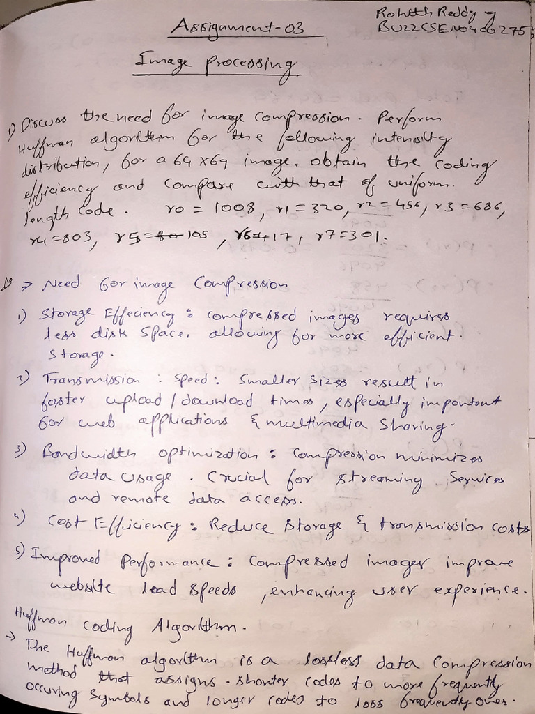 Image Processing Assignment-1 | PDF