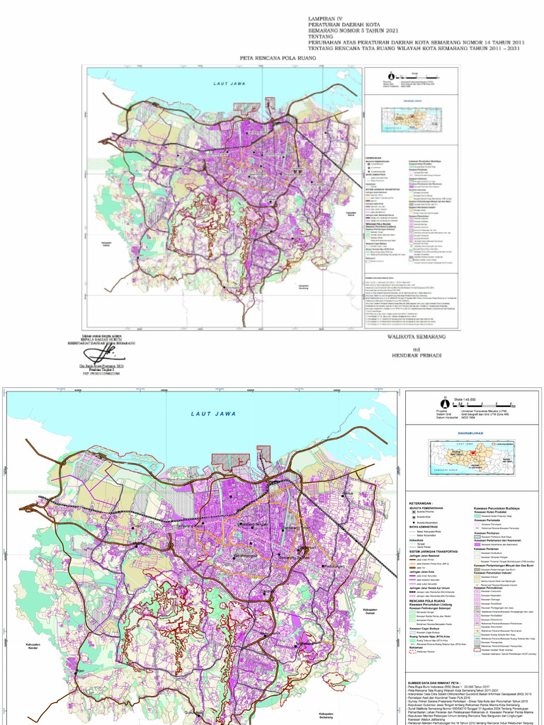 Peta Geografis Semarang | PDF