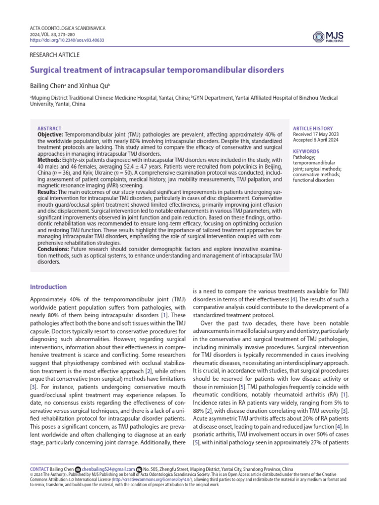 AOS-83-40633 | PDF | Medicine | Diseases And Disorders