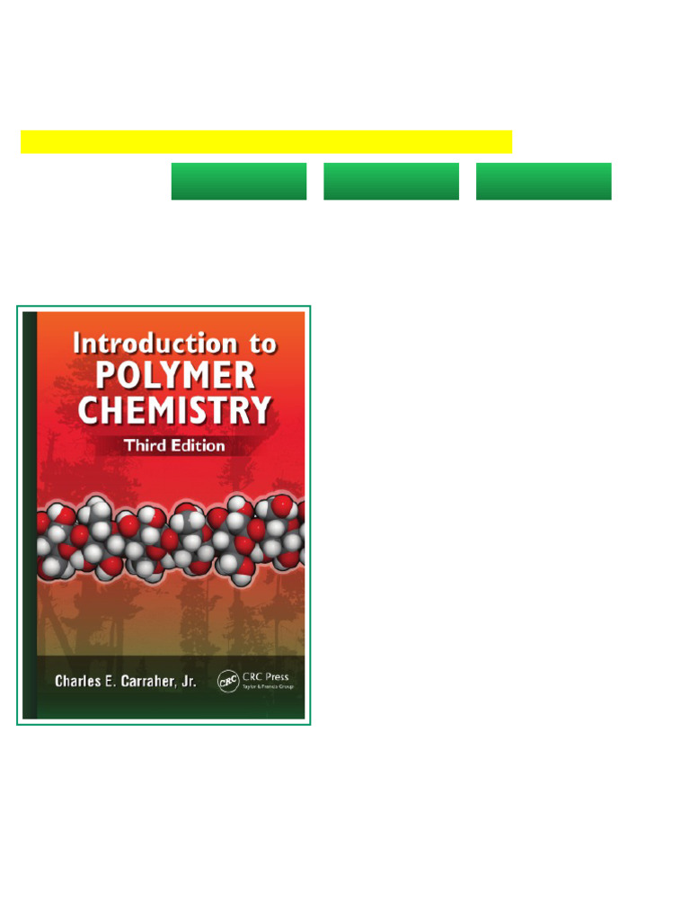Introduction To Polymer Chemistry Carraher: Mirror Link | PDF ...