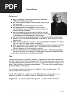 Analysis of "At a Funeral" Poem | PDF