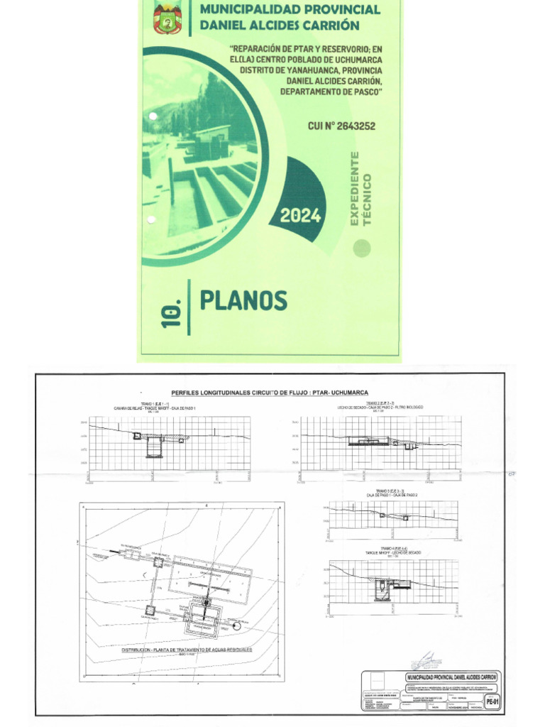 10. Planos - Ptar y Reservorio Cui_2643252 | PDF